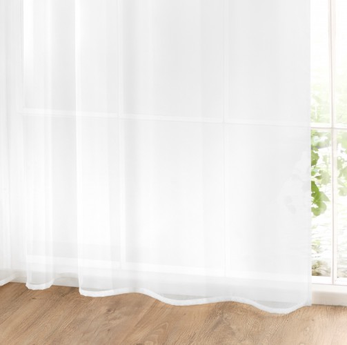 Trevira C.S. VOILE White - 100% Trevira C.S. Polyester